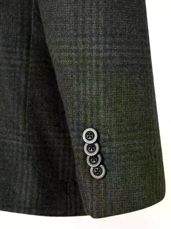 Boglioli Check-pattern Notched-lapel Blazer