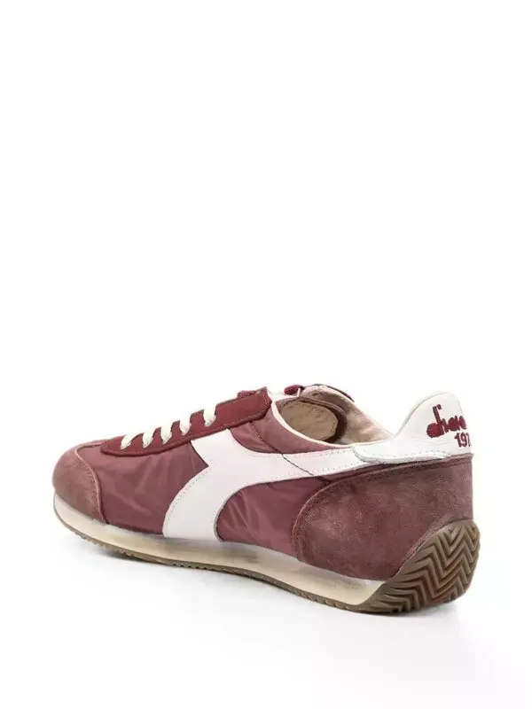 DIADORA Panelled Lace-up Sneakers - Red