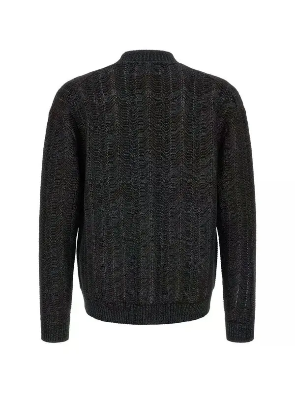Missoni Wool And Viscose-blend Cardigan With Greek Key Motif