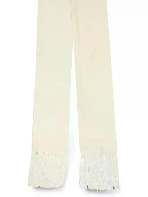 PAULA Fringed Wrap Blouse