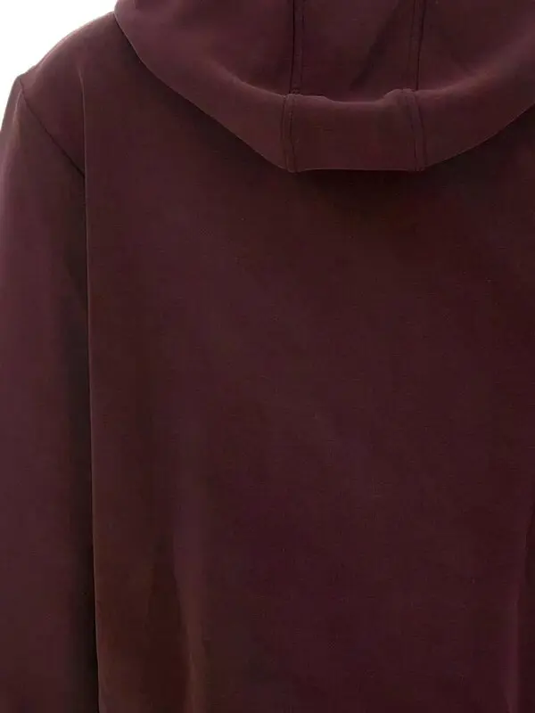 ELENA MIRÒ Rhinestone-drawstring Zip-up Hoodie