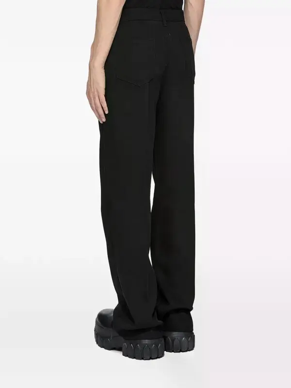 Rick Owens Geth Wide-leg Jeans - Black