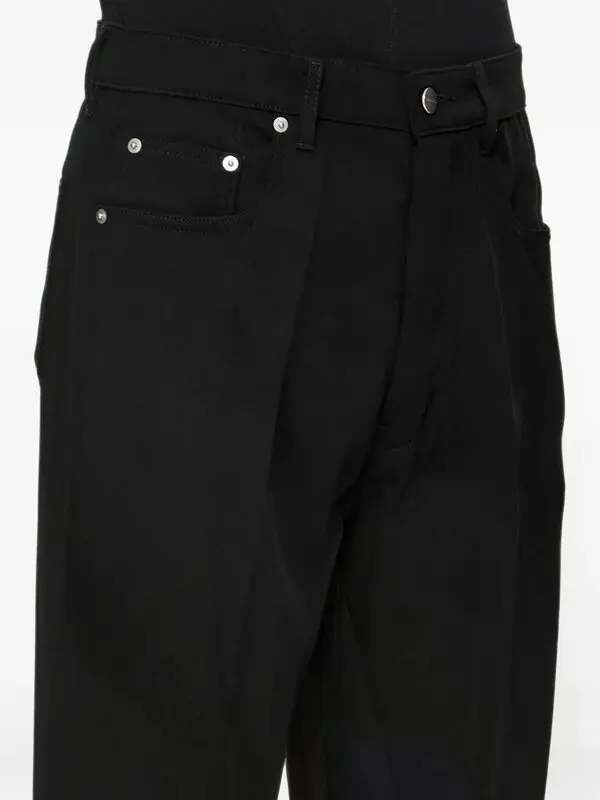 Rick Owens Geth Wide-leg Jeans - Black