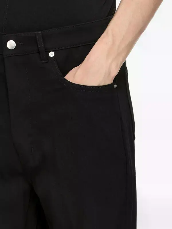 Rick Owens Geth Wide-leg Jeans - Black