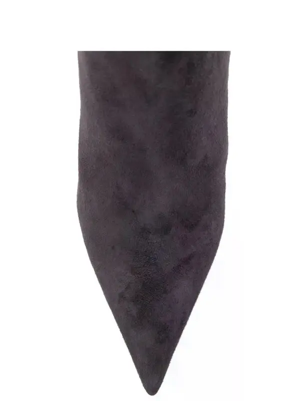 Paris Texas Vera Pointed-toe Ankle Boots - Purple