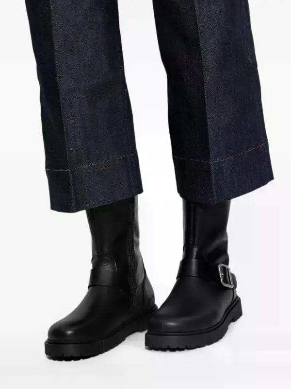 BIRKENSTOCK Highwood Mid Buckle-fastening Ankle Boots