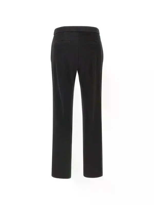 KAOS Straight-leg Slit-hem Trousers