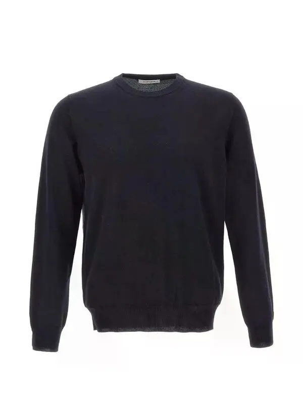 KANGRA Crew-neck Ribbed-trim Sweater