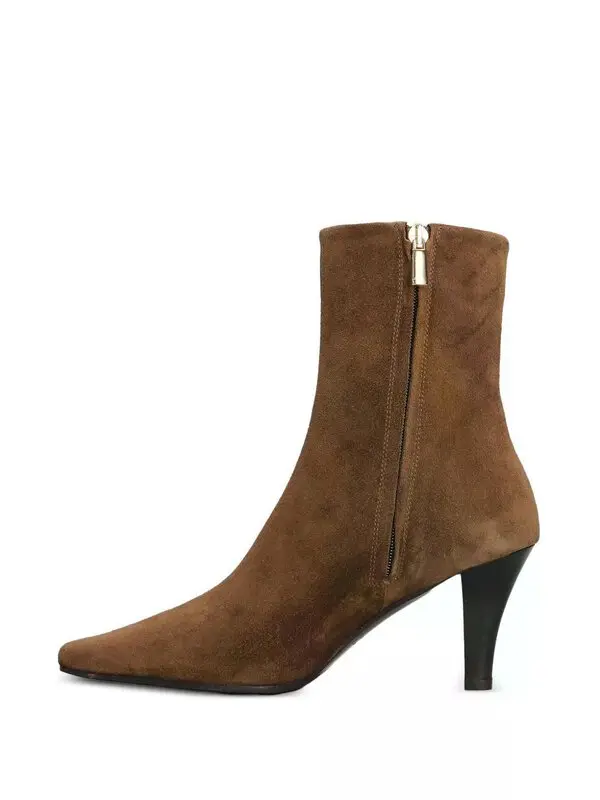 THE SELLER Square-toe Ankle Boots - Brown