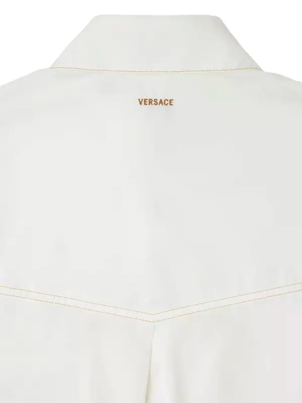 Versace Cotton-poplin Loose Shirt