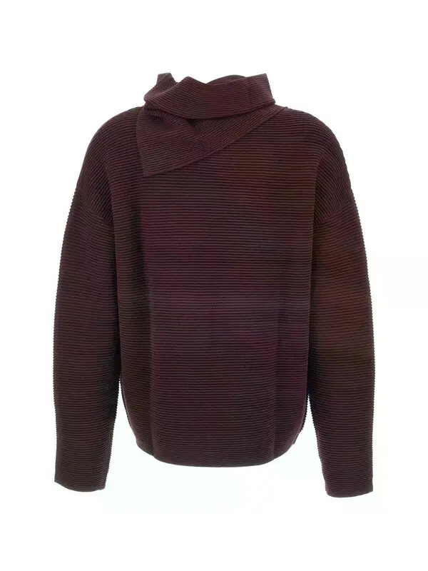 ELENA MIRÒ Ribbed-knit Boat-neck Sweater