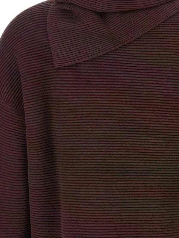 ELENA MIRÒ Ribbed-knit Boat-neck Sweater