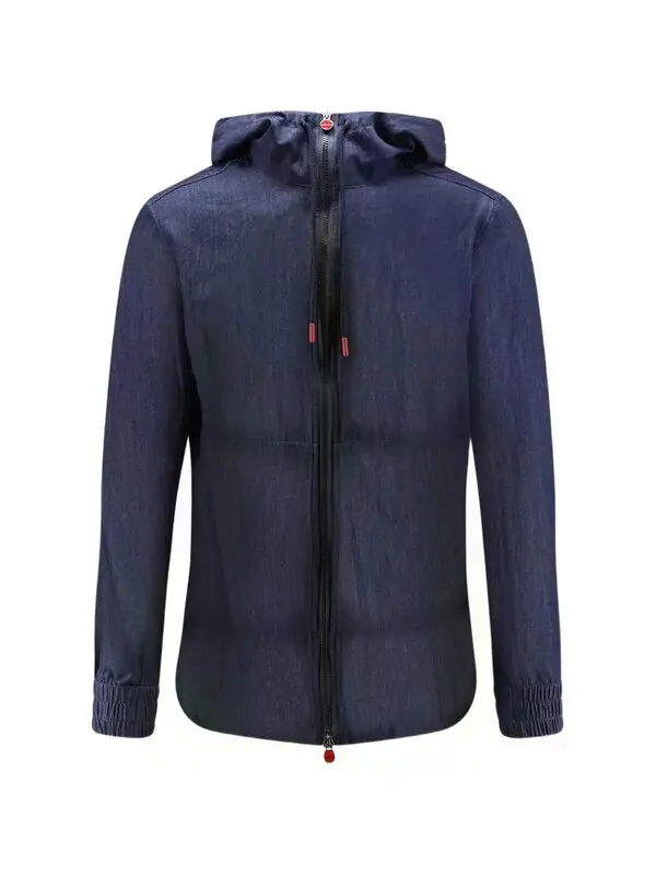 Kiton Zip-up Drawstring Lightweight Jacket