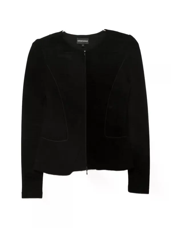 Emporio Armani Zip-fastening Long-sleeve Jacket