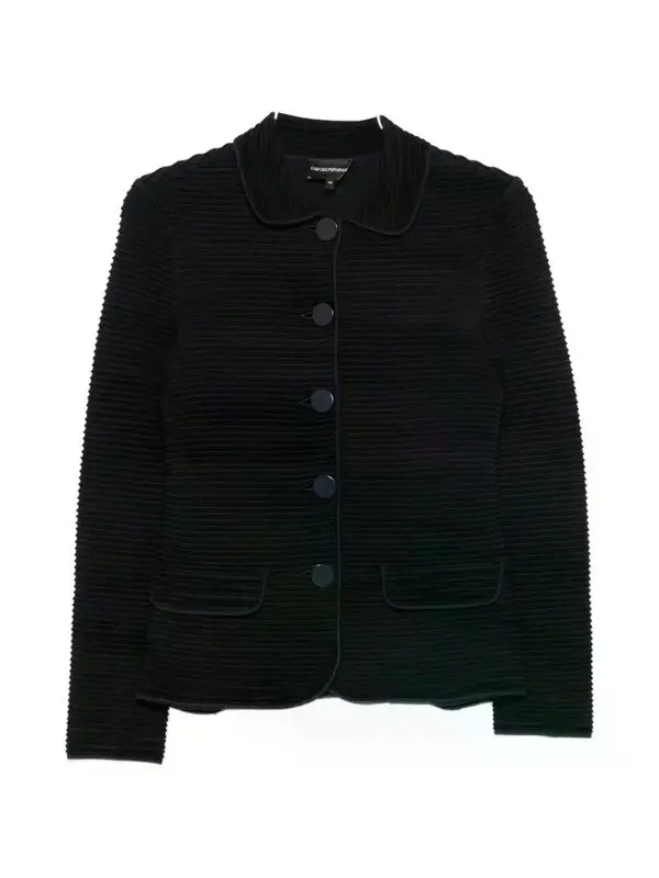 Emporio Armani Ribbed-knit Jacket