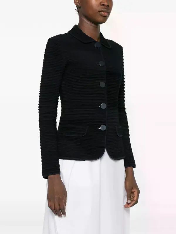 Emporio Armani Ribbed-knit Jacket