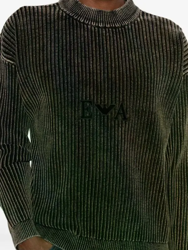 Emporio Armani Logo-embroidered Sweater