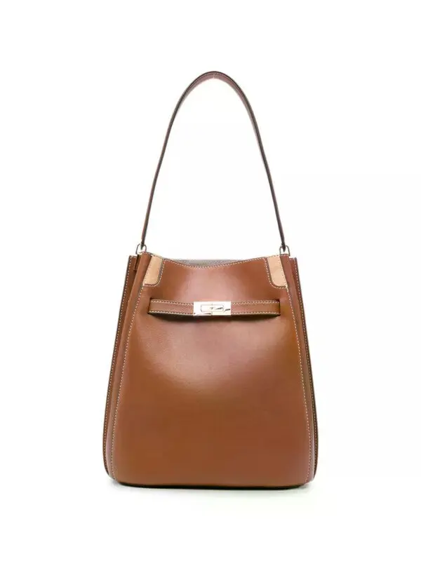 Tory Burch Lee Radziwill Leather Bucket Bag