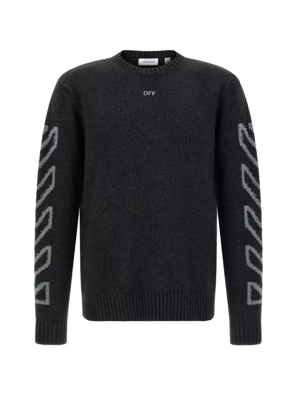 Off-White Diag Arrow Intarsia Sweater