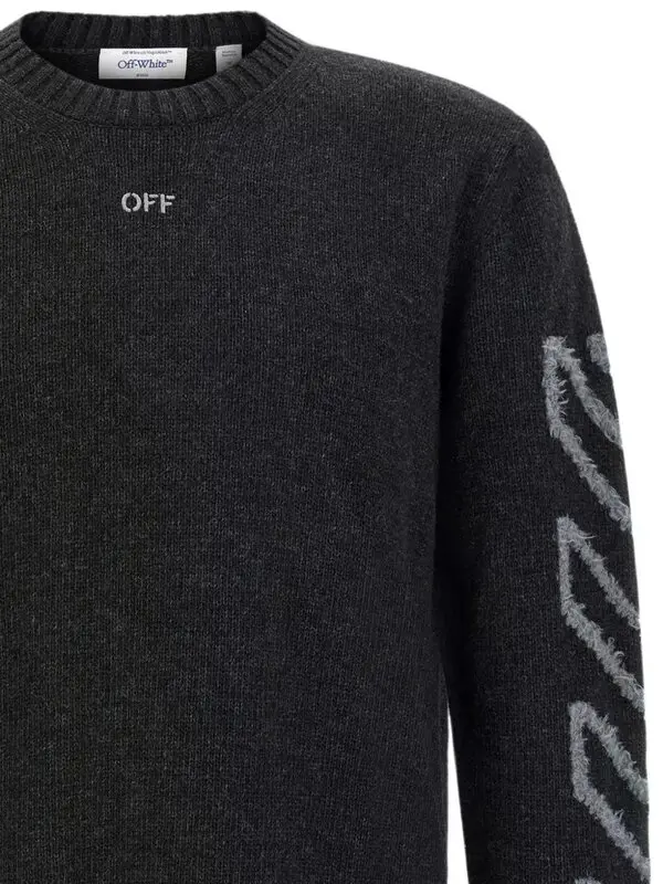 Off-White Diag Arrow Intarsia Sweater