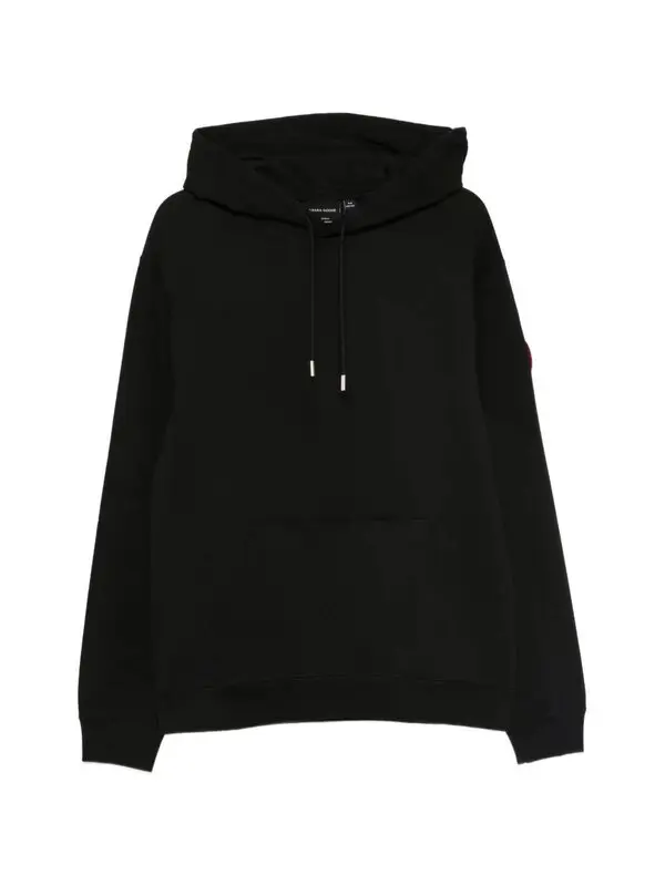 Canada Goose Loon Logo-patch Hoodie - Black