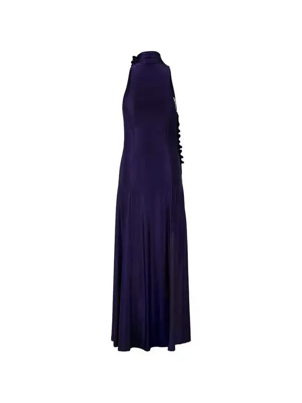 Rabanne Floral-embroidered Sleeveless Maxi Dress