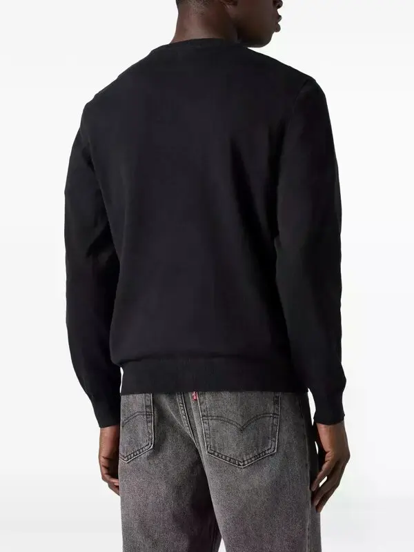 LEVI'S Logo-embroidered Crew-neck Sweatshirt