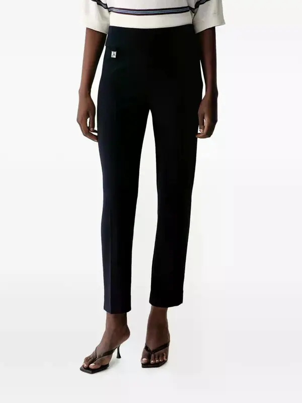 Joseph Ribkoff Logo-plaque Slim-fit Trousers