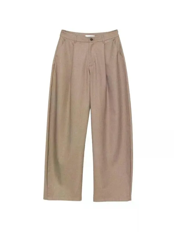 ELEH Pleated Wide-leg Trousers