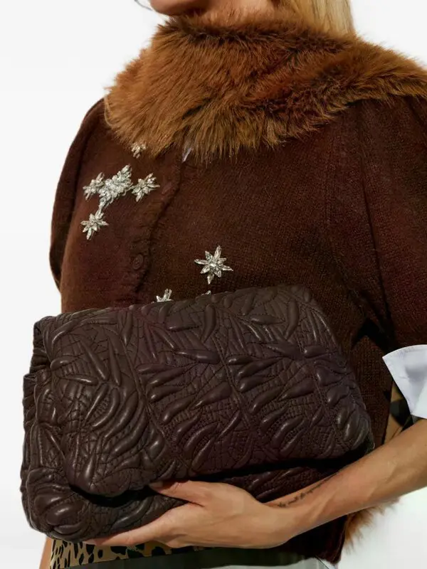 Munthe Foluke Quilted Clutch Bag