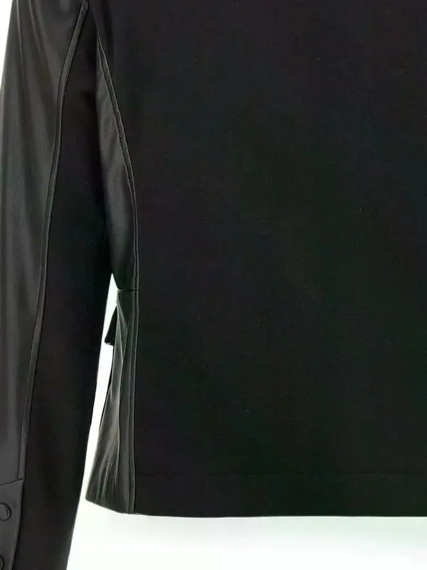 ELENA MIRÒ Faux-leather Panelled Jacket