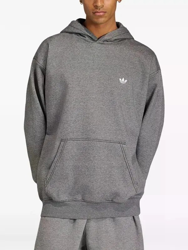 Adidas Logo-embroidered Loose-fit Hoodie
