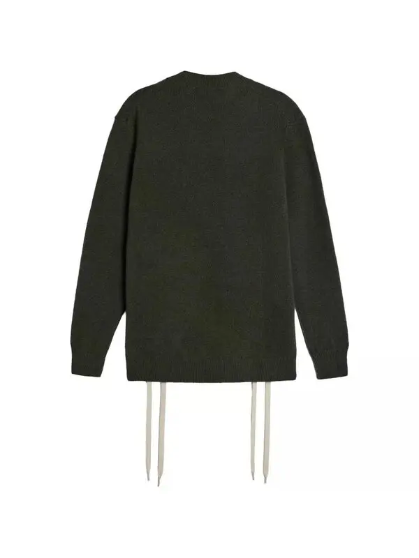 Simone Rocha Merino Wool Lace-up Sweater