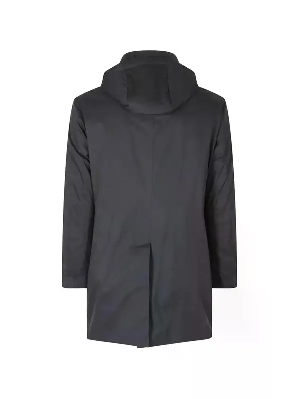 MOORER Hooded Single-breasted Jacket