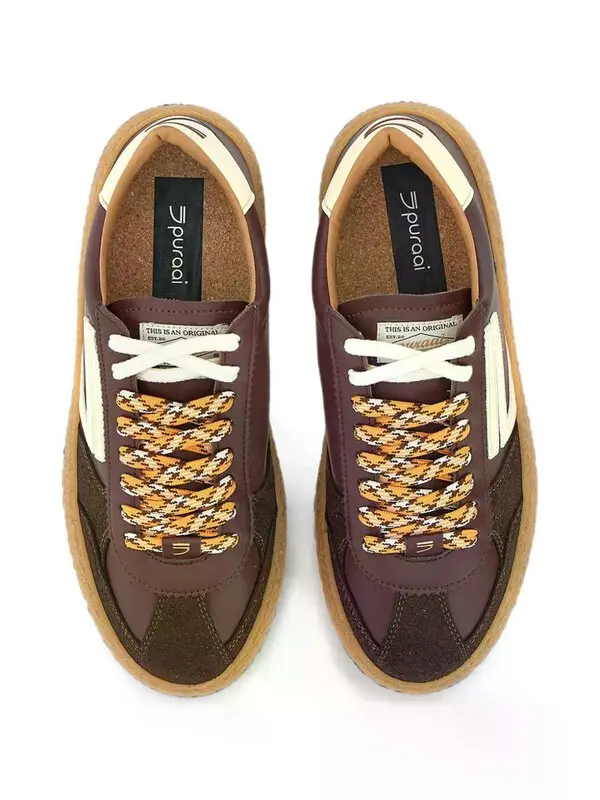 PURAAI Vintage Lace-up Sneakers