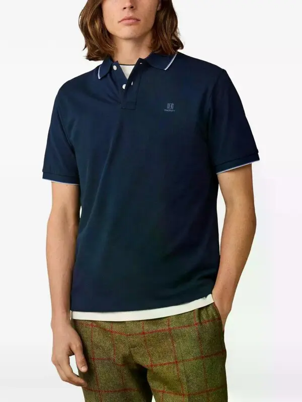 HACKETT LONDON Logo-embroidered Polo Shirt