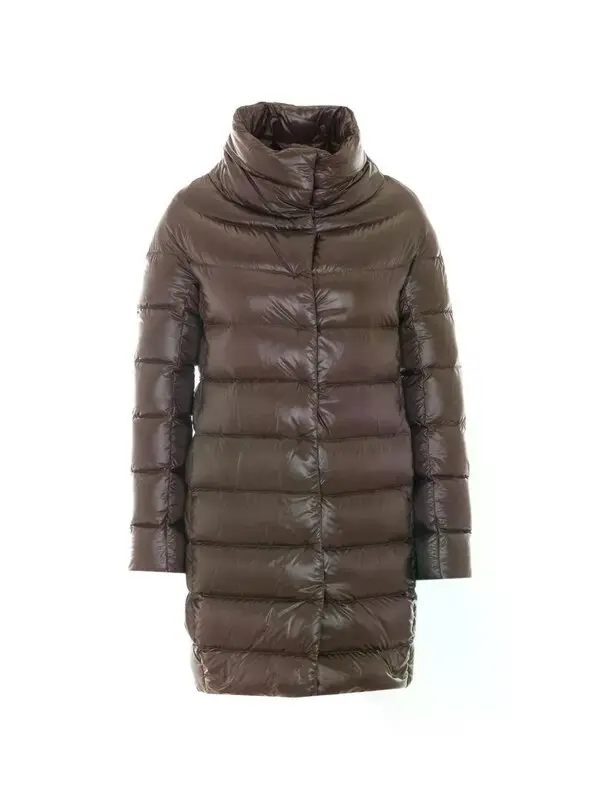 Herno Dora Quilted Coat - Brown
