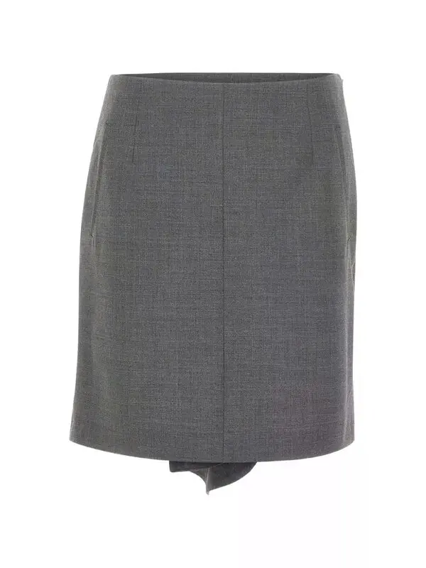 THE GARMENT Grand Slip Asymmetric Hem Mini Skirt