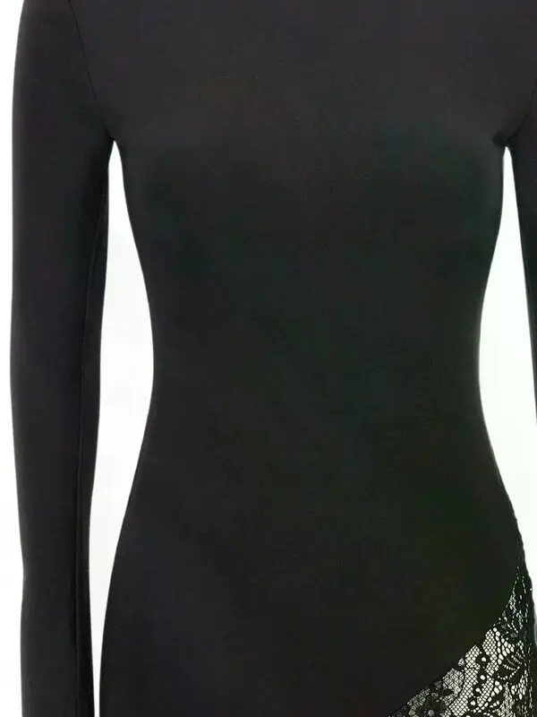 TWENTY FOURHAITCH Lace-insert Mini Dress