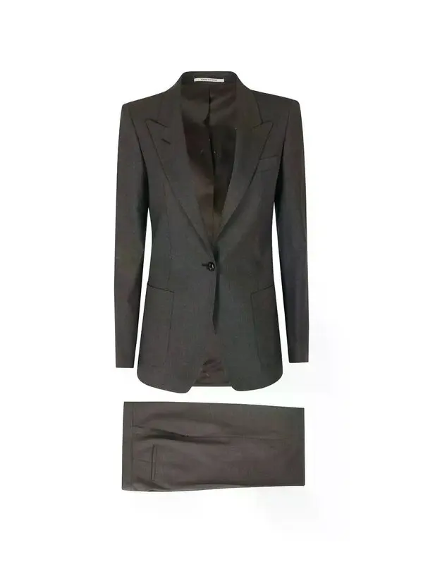 Tagliatore Single-breasted Wool Suit - Grey