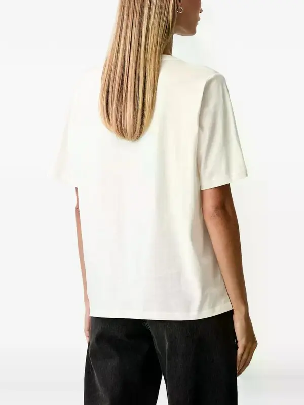 Liu Jo Rose-print Rhinestone-embellished T-shirt