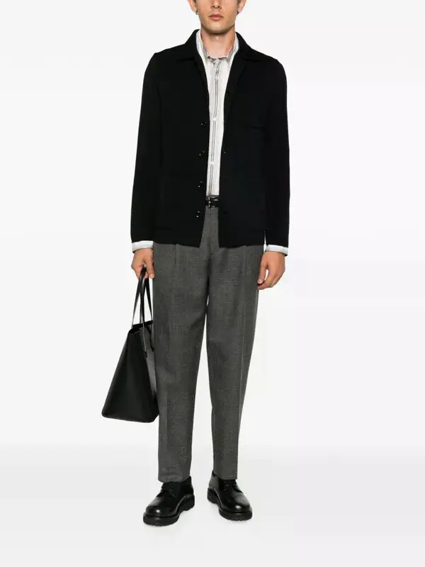 LARDINI Patch-pocket Button-up Jacket