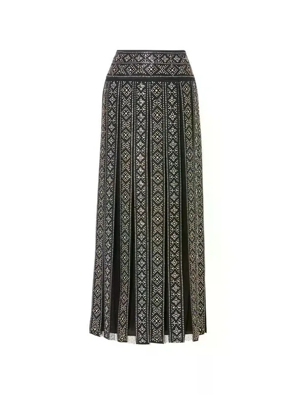 TEMPERLEY LONDON Gallantry Pleated Maxi Skirt