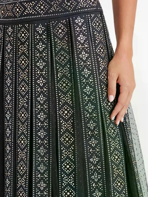 TEMPERLEY LONDON Gallantry Pleated Maxi Skirt