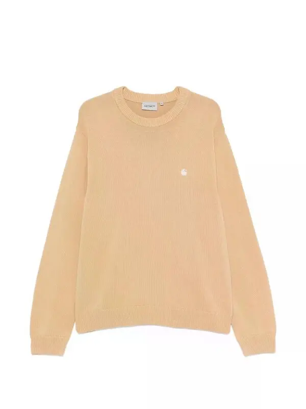 Carhartt Work In Progress Kori Logo Embroidered Sweater - Neutrals