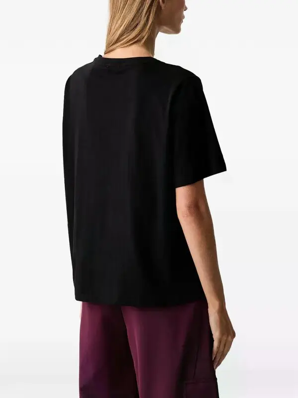 Liu Jo Floral-print Rhinestone-embellished T-shirt