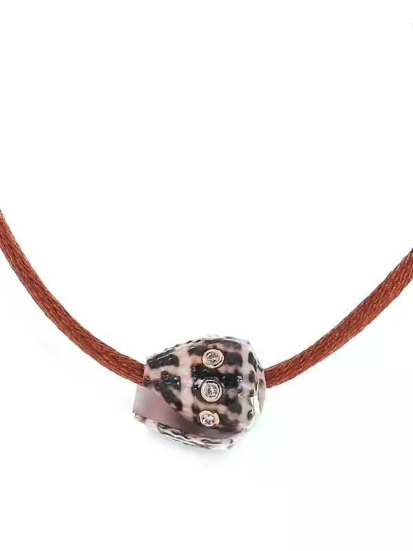 DEZSO X Sara Beltran Diamond And Conus Shell Bracelet