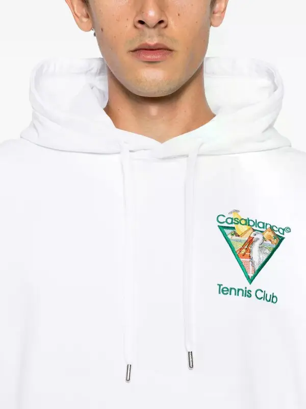 Casablanca Logo-embroidered Hoodie