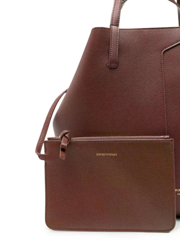 Emporio Armani Leather Tote Bag