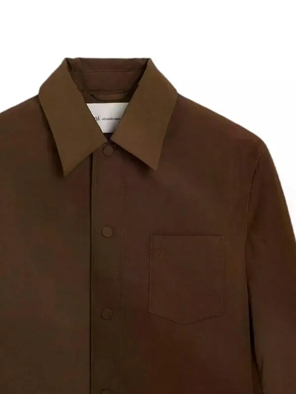 AMI Paris Patch-pocket Shirt Jacket